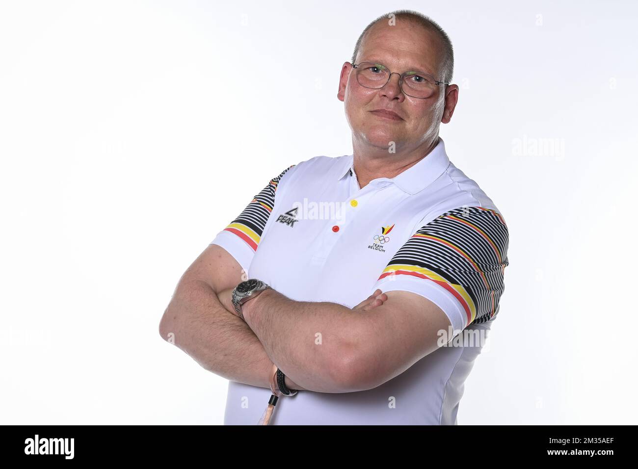 Jeroen Van Lent poses for the photographer at a photoshoot for the ...