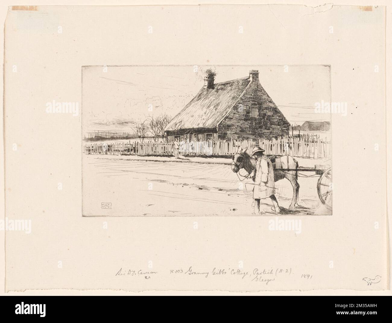 Granny Gibbs cottage, Partick. No. 2 , Dwellings, City & town life. Sir ...