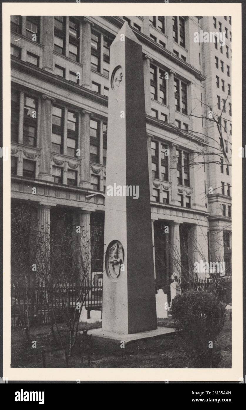 Granite obelisk , Monuments & memorials, Trinity Church New York, N.Y ...