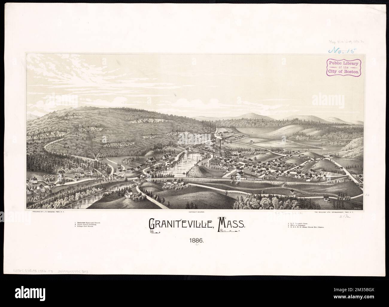 Graniteville, Mass : 1886 , Graniteville Mass., Aerial views Norman B ... Graniteville, Mass : 1886 , Graniteville Mass., Aerial views Norman B ...