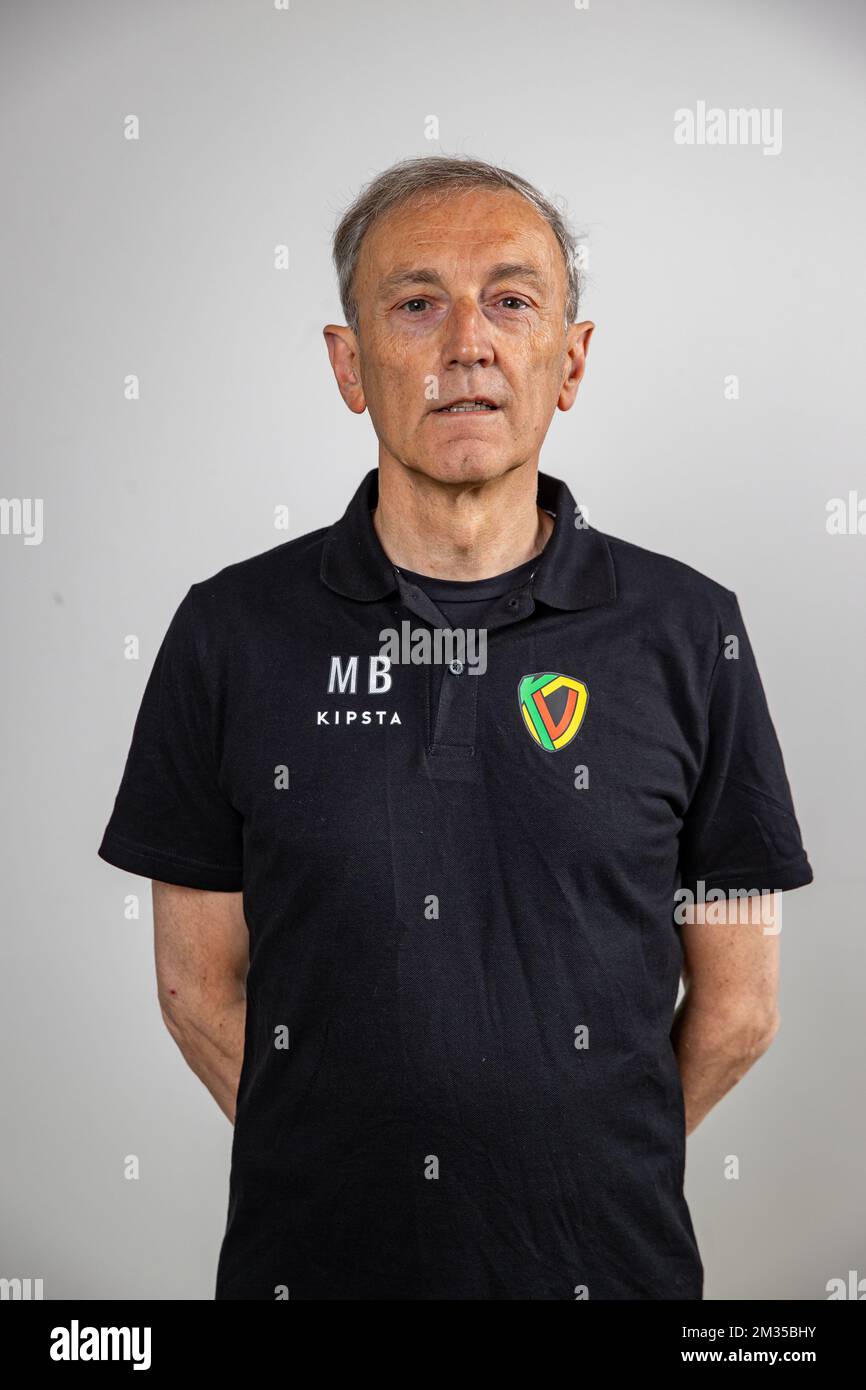Oostende's Marc Backaert poses for a team picture, at the 2021-2022 ...