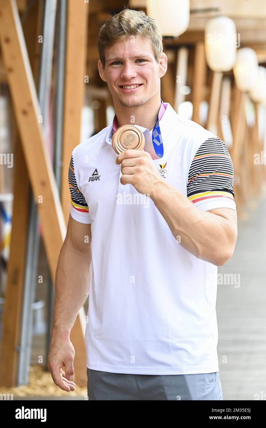 Belgian Judoka Matthias Casse pictured during a press moment after ...