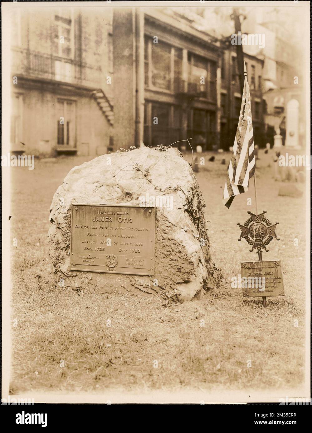 Grave of James Otis, Granary Burial Ground, Boston, Mass. , Tombs ...
