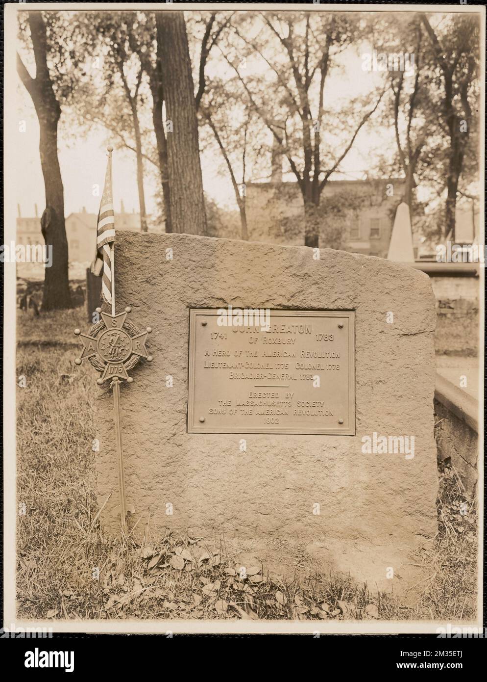 Grave of John Greaton of Roxbury, 1741-1783 , Tombs & sepulchral ...