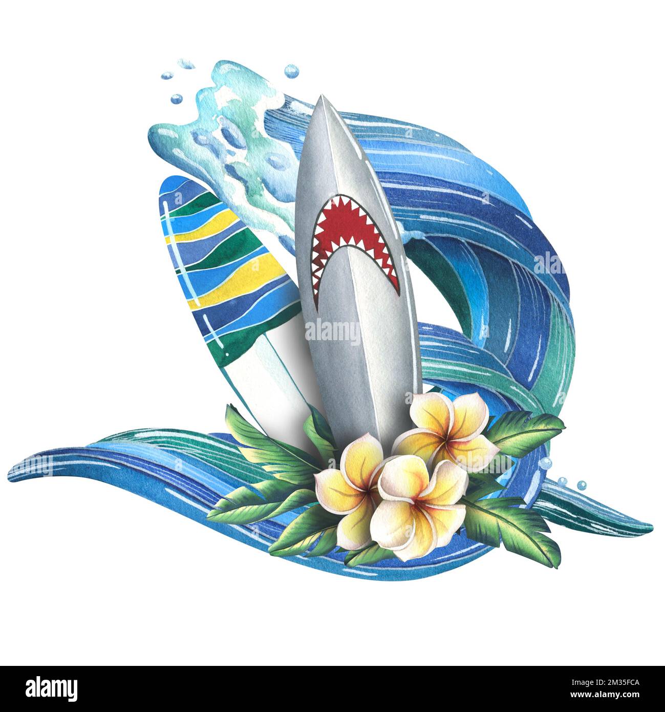 Surfboard Designs Flowers