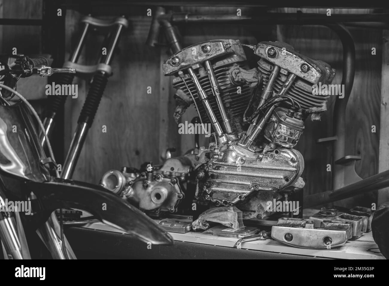 Workbench garage Black and White Stock Photos & Images - Alamy