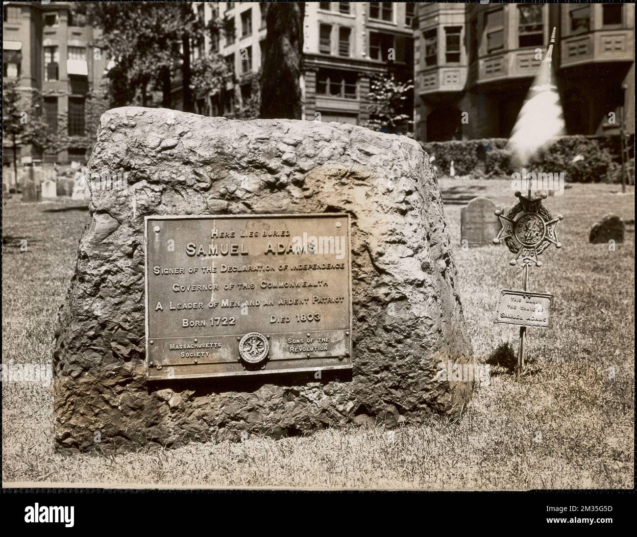 Grave of Samuel Adams , Tombs & sepulchral monuments, Granary Burying ...