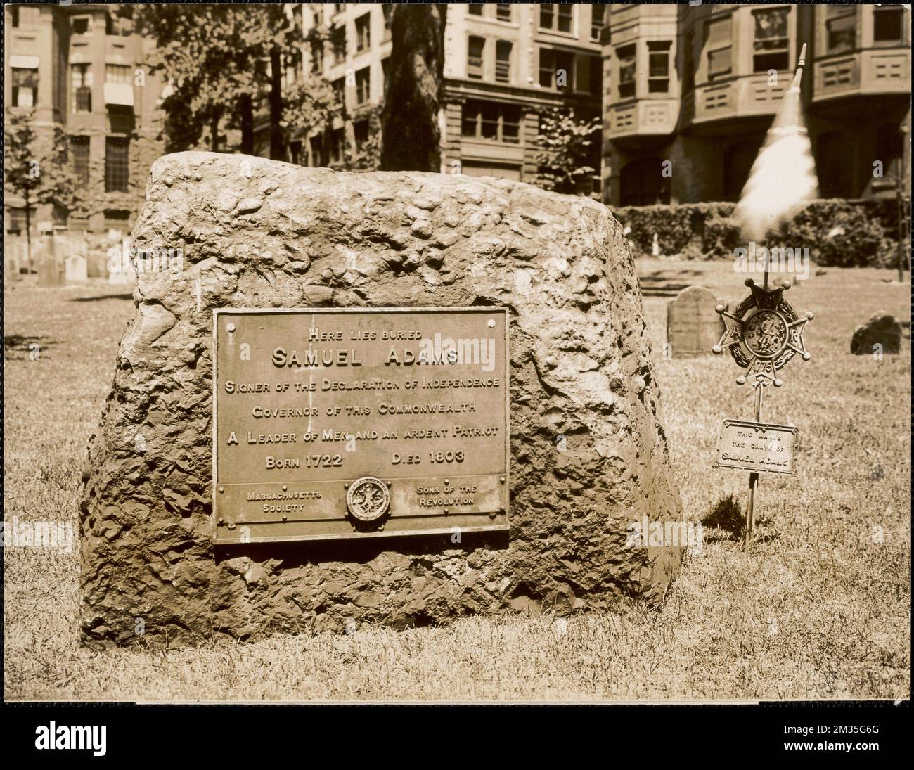 Grave of Samuel Adams , Tombs & sepulchral monuments, Granary Burying ...