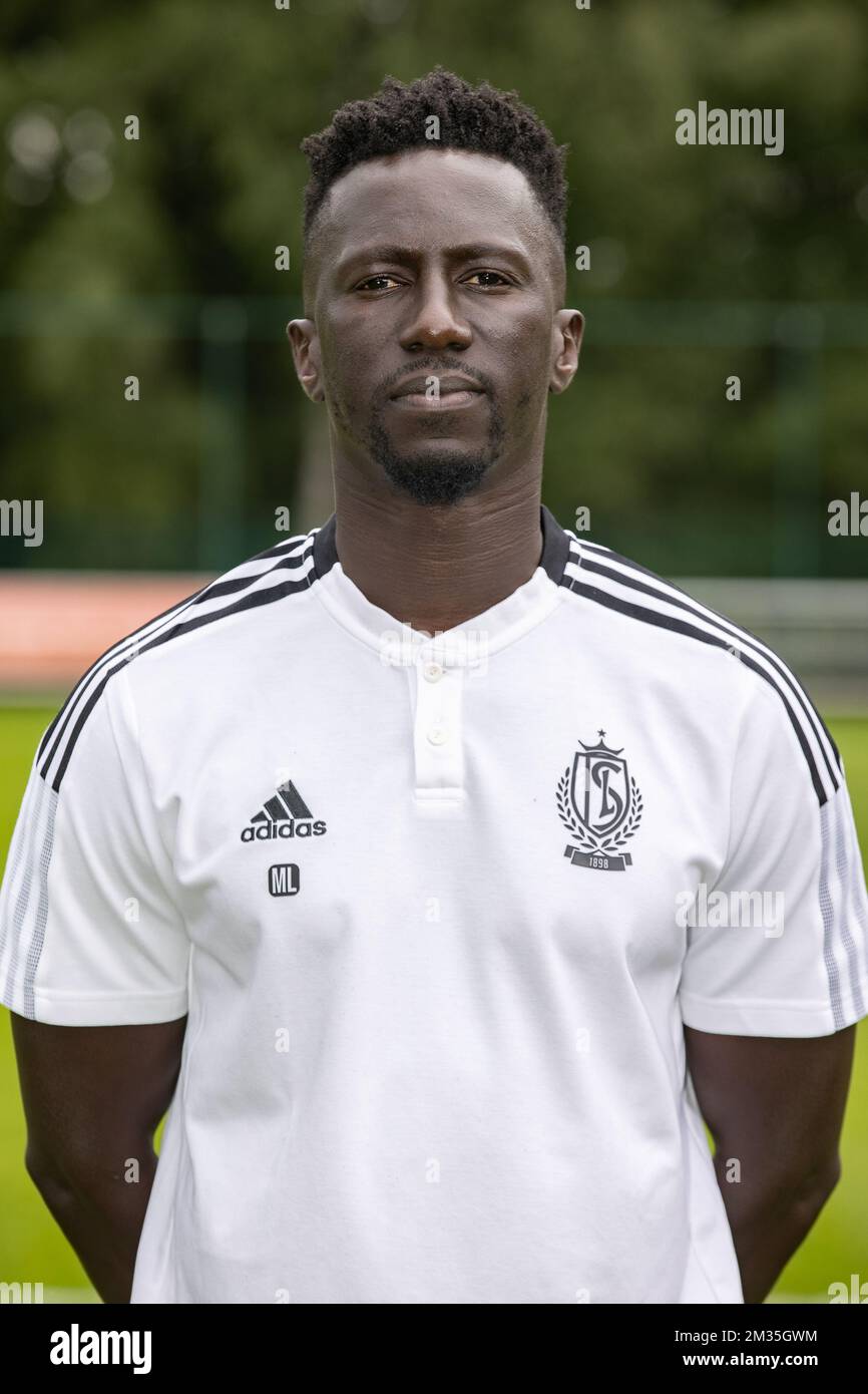 Standard's head coach Mbaye Leye poses for a team picture, at the 2021 ...