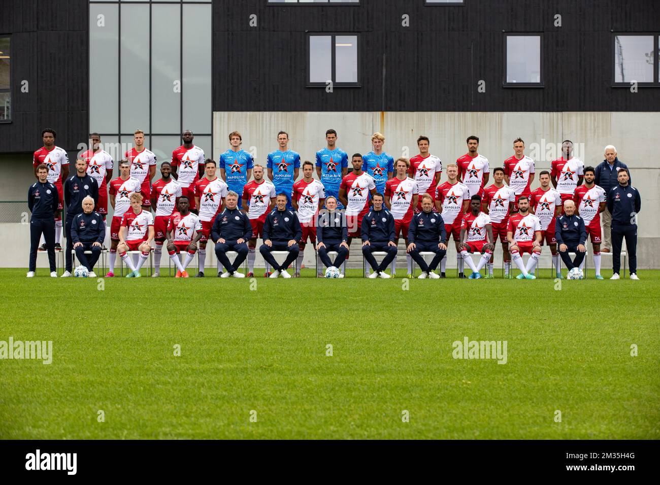 up L-R, Essevee's Cheik Thiam, Essevee's Youssuf Sylla, Essevee's Joost ...