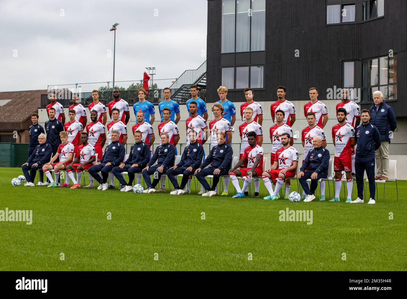 Up L-R, Essevee's Cheik Thiam, Essevee's Youssuf Sylla, Essevee's Joost ...