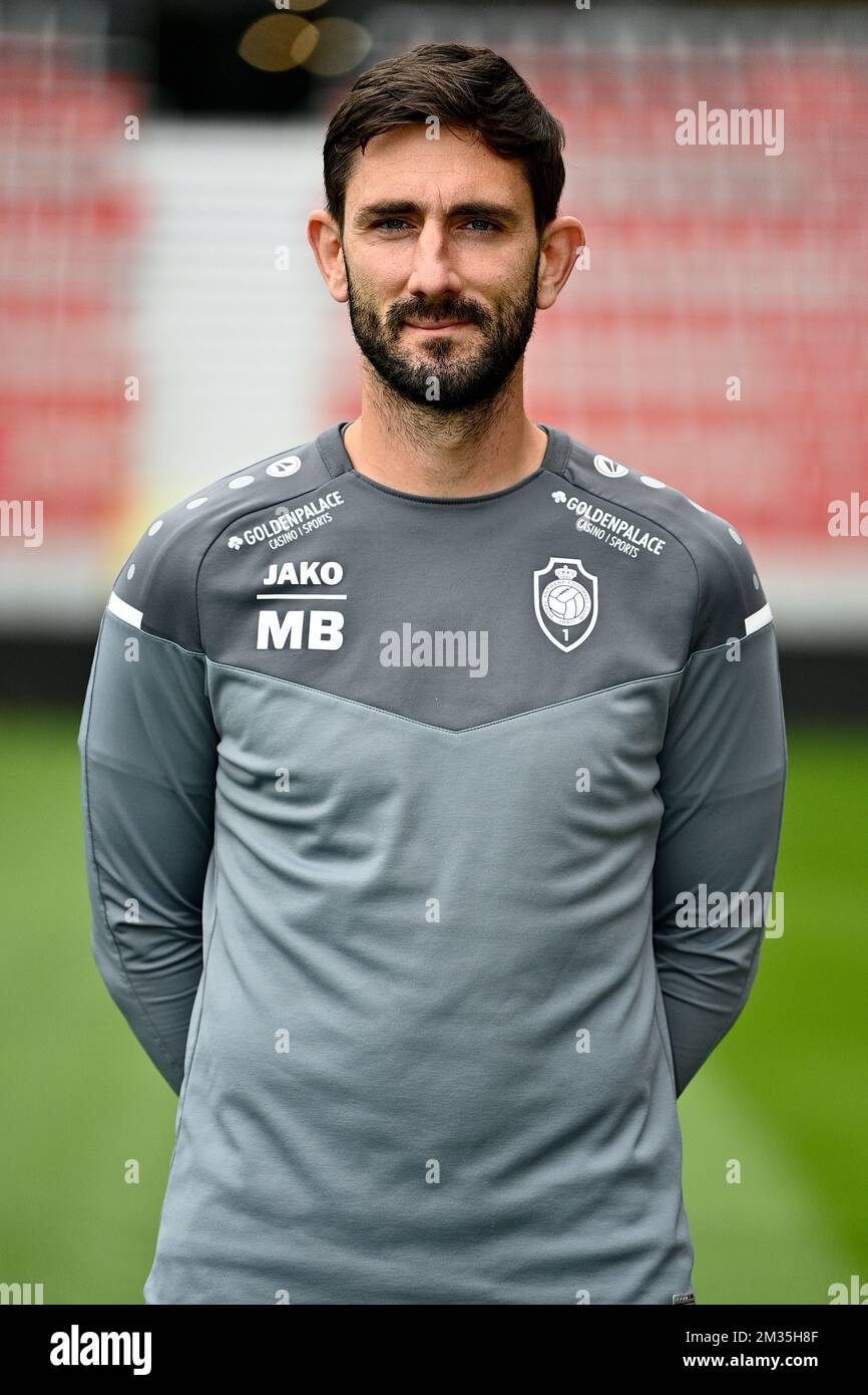 Antwerp's Maxime Biset poses for the photographer at the 2021-2022 ...