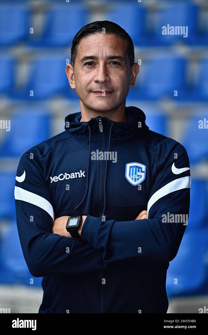 Genk's assistant coach Michel Ribeiro poses for the photographer, at ...