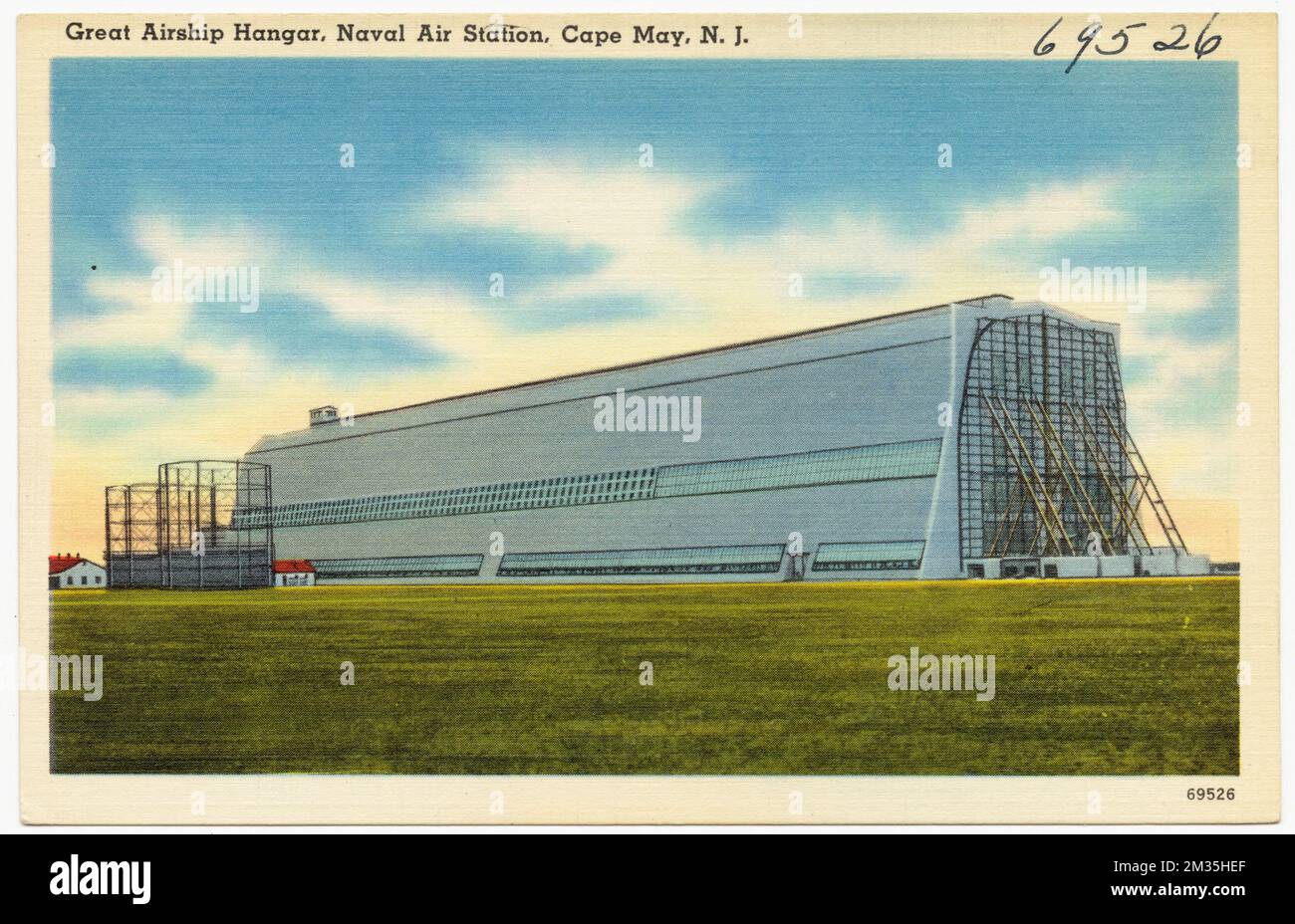 Great airship hangar, Naval air station, Cape May, N. J. , Military ...