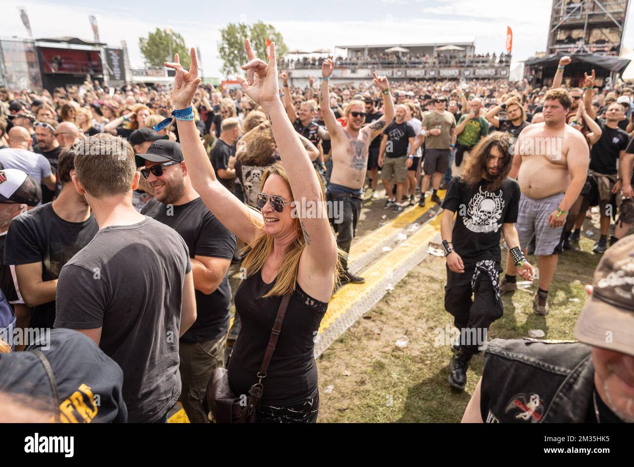 Illustration picture shows the Alcatraz hard rock and metal festival ...