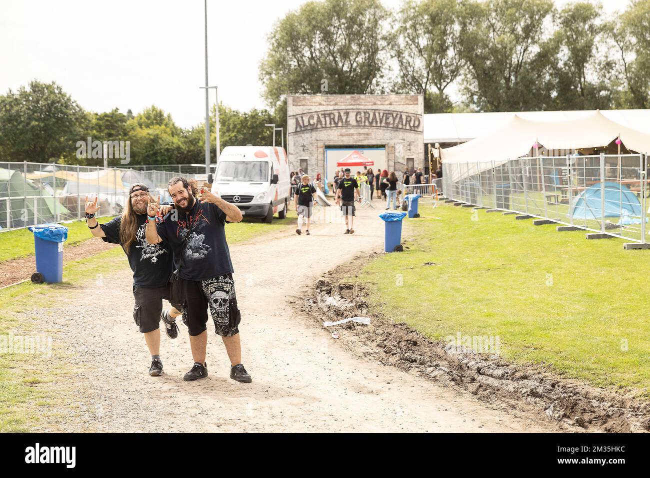 Illustration picture shows the Alcatraz hard rock and metal festival ...