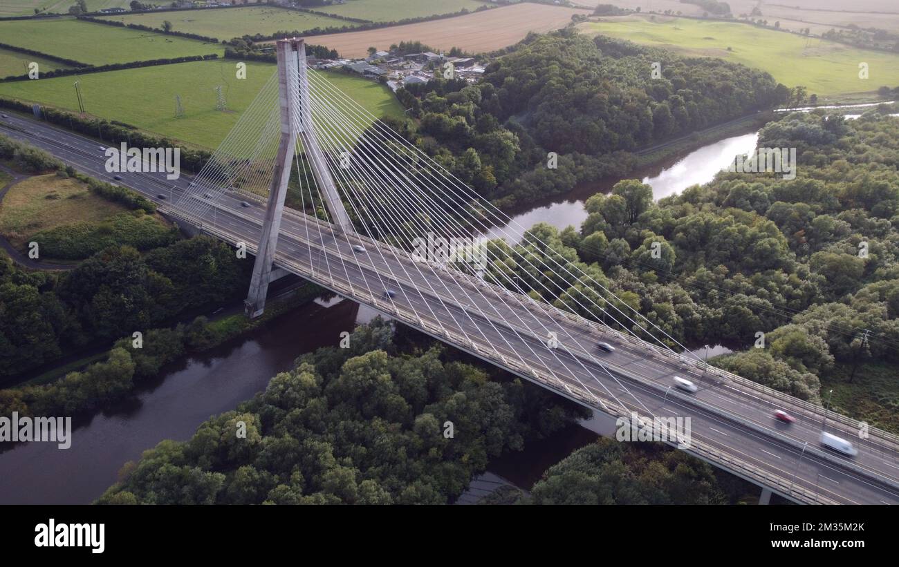 Mary McAleese Boyne Valley Bridge Cable-stayed in the Republic of ...