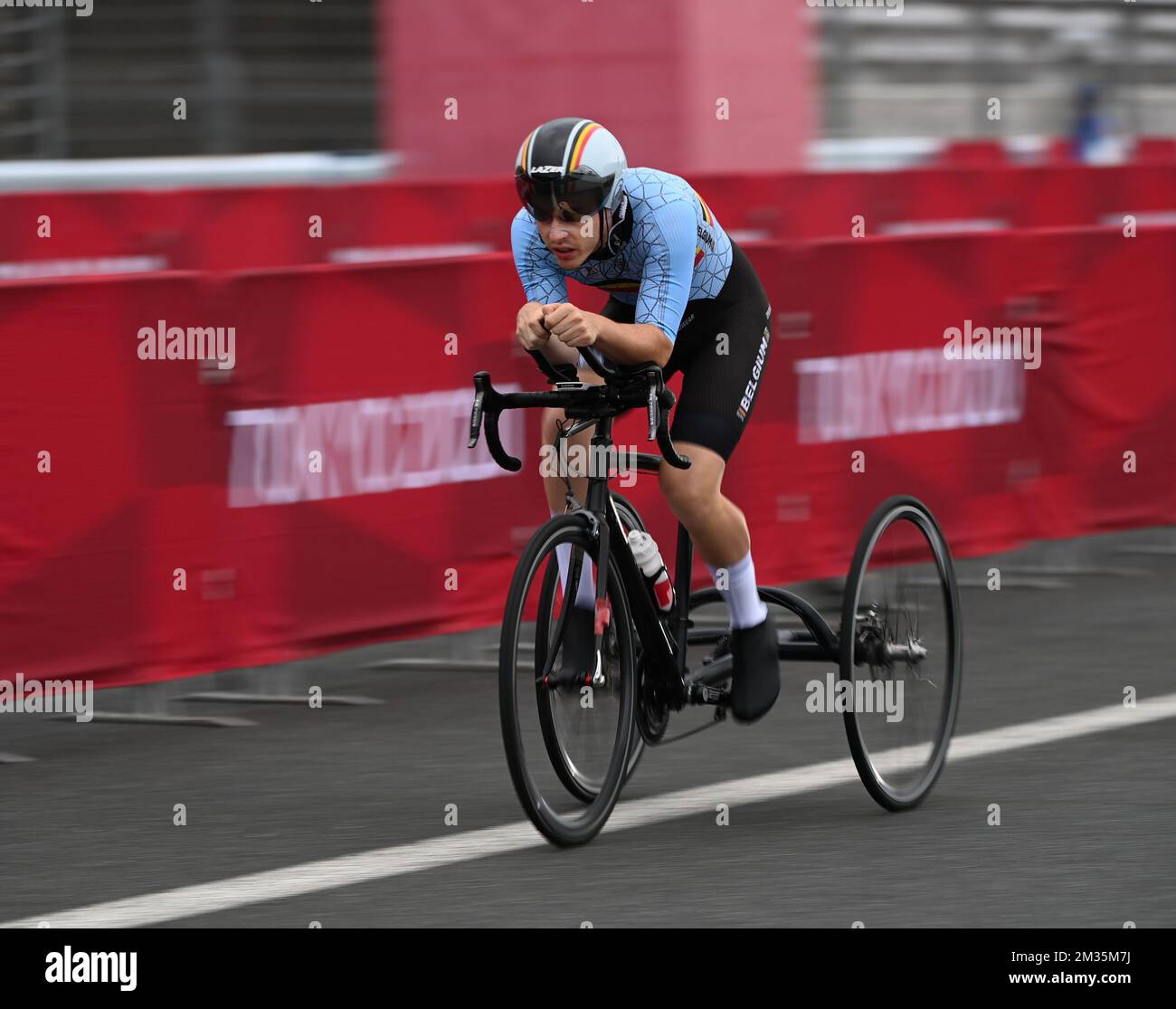 Belgian cyclist Tim Celen rides to win the bronze medal at the ...