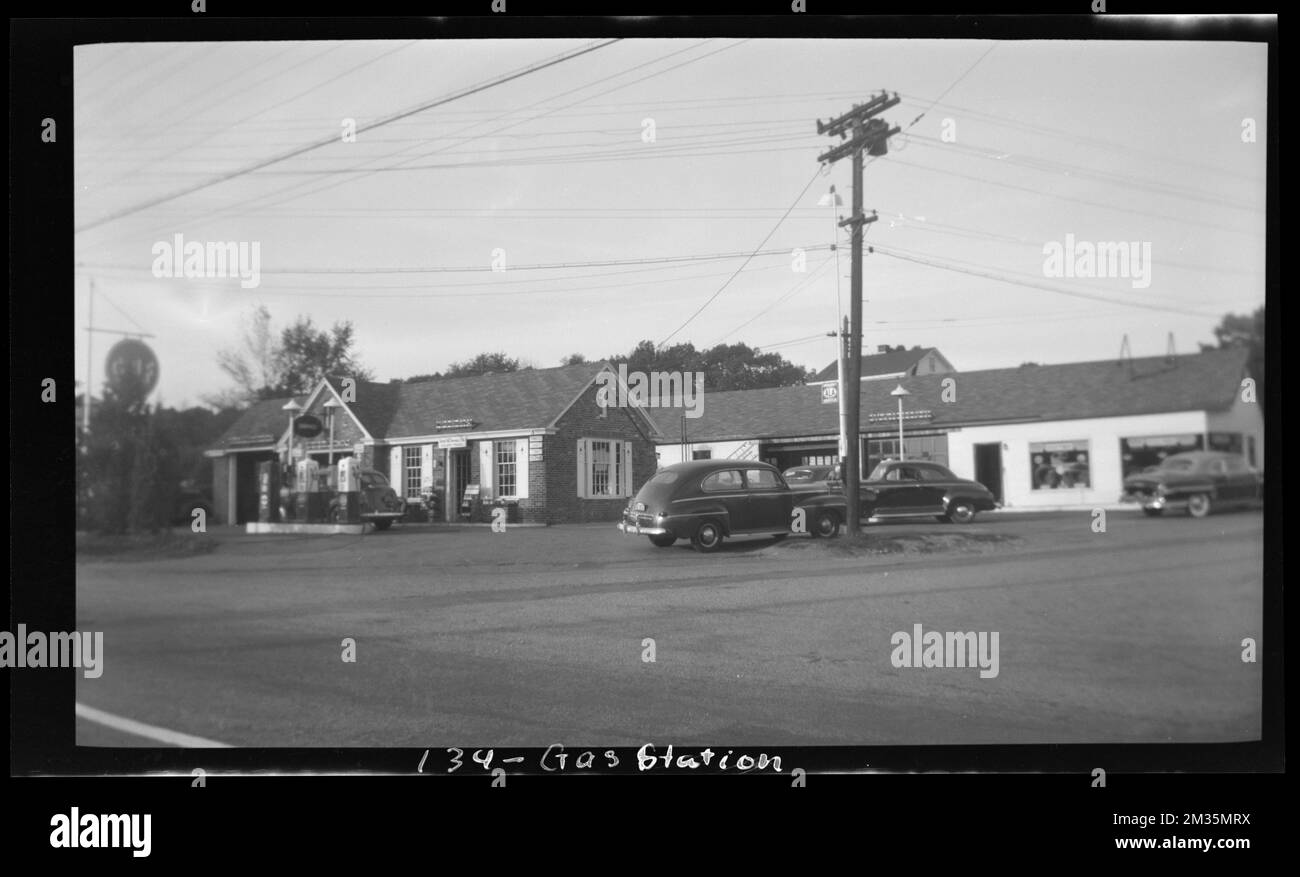 Great Plain Ave - gas station , Automobile service stations ...