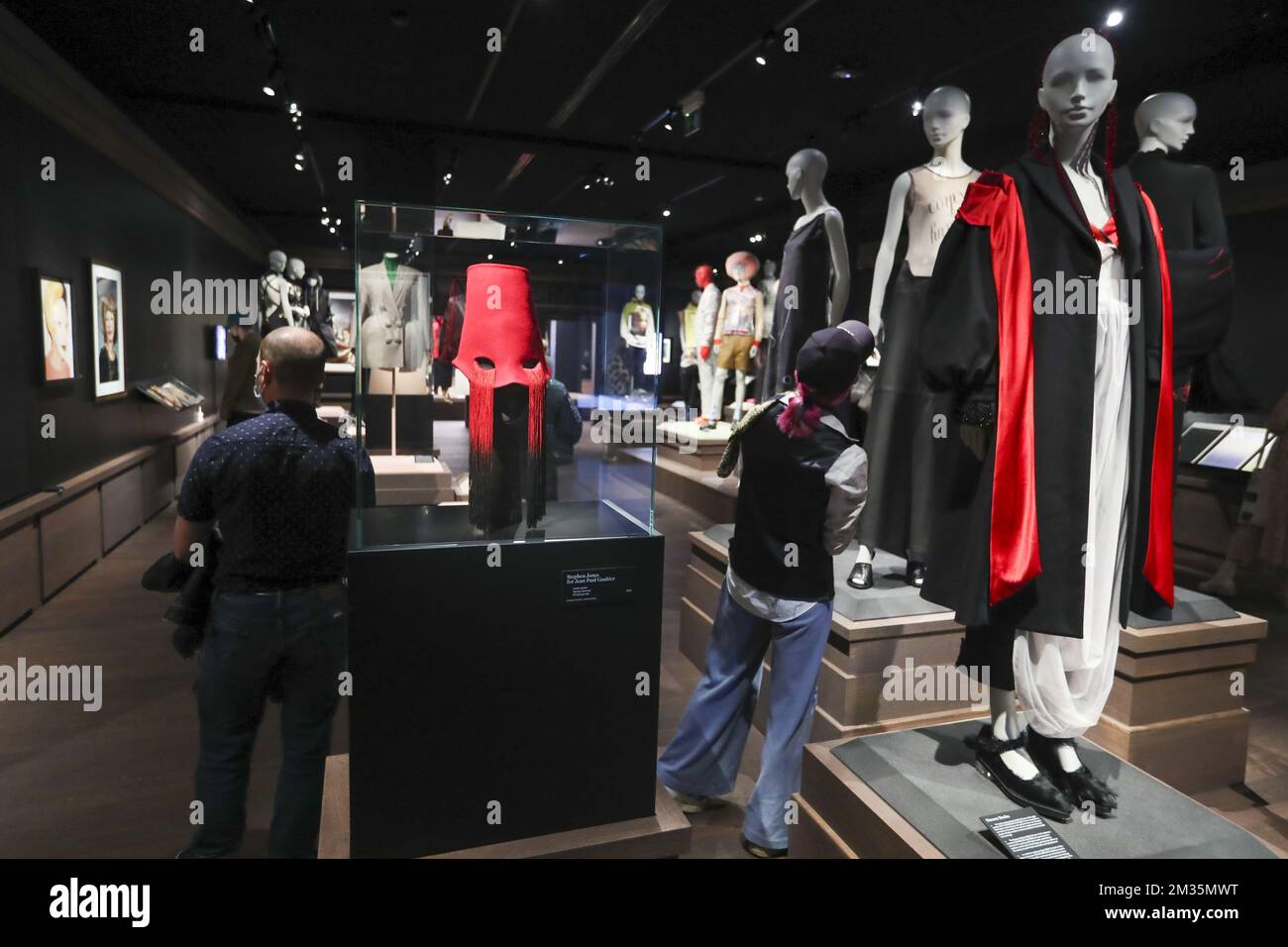 Illustration picture shows the reopening weekend of the ModeMuseum ...