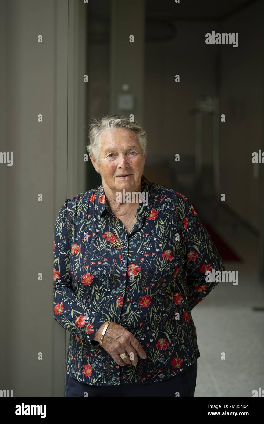 Yvonne Reynders poses for photographer in marge of the presentation of ...
