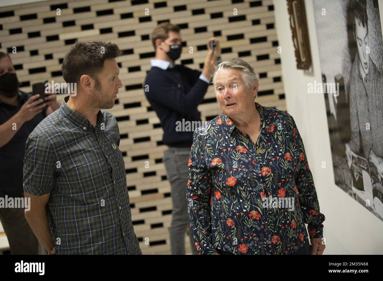Yvonne Reynders and Kristof Ramon pictured at the presentation of the ...