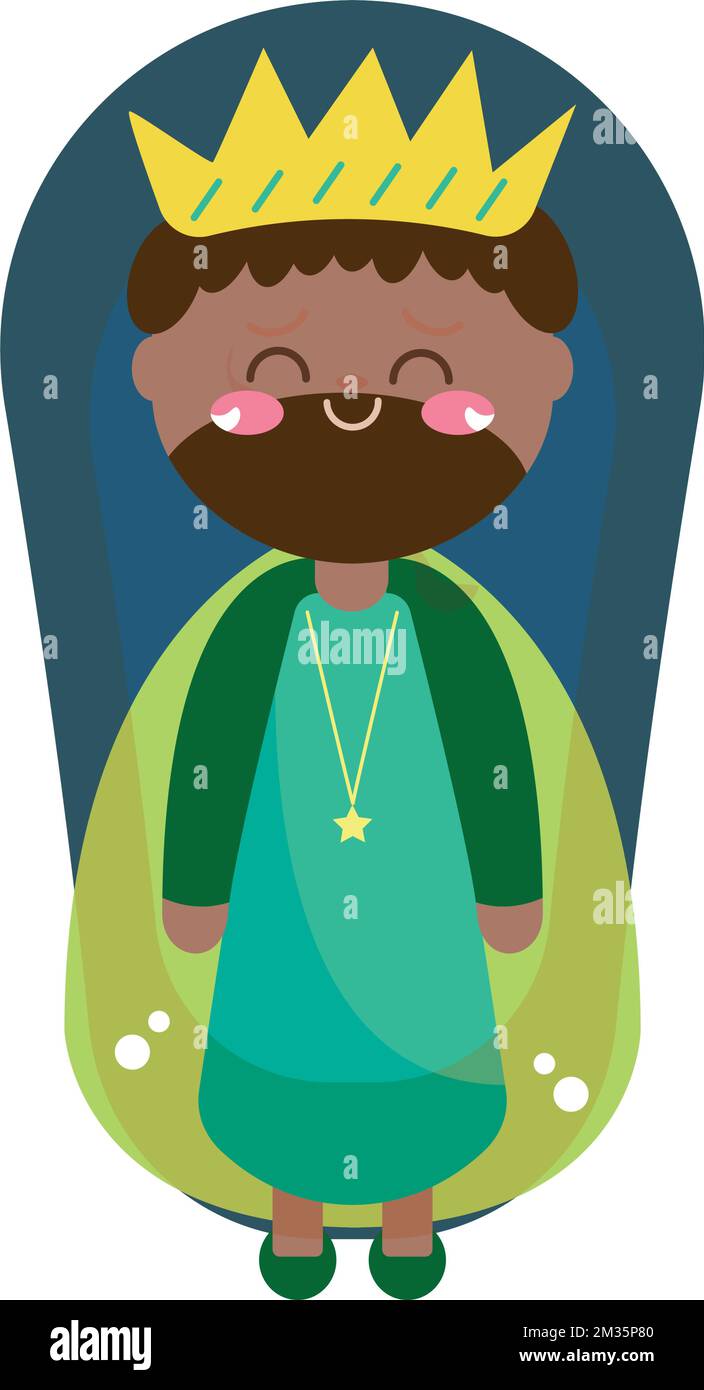 Isolated wise men Nativity character Christmas character Vector Stock ...