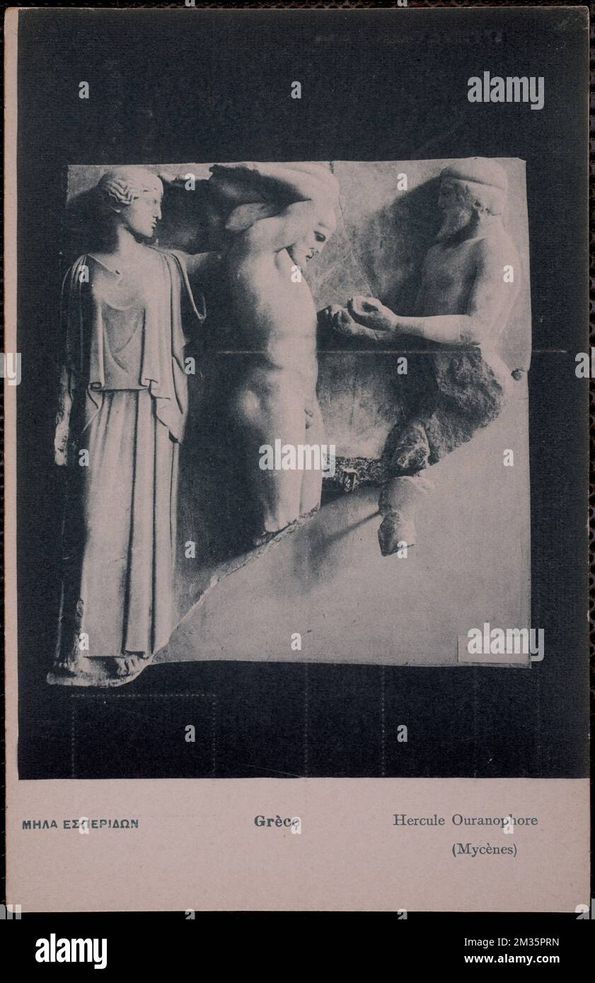 Μηλα Εσπερίδων. Grèce. Hercule Ouranophore (Mycènes) , Architectural ...