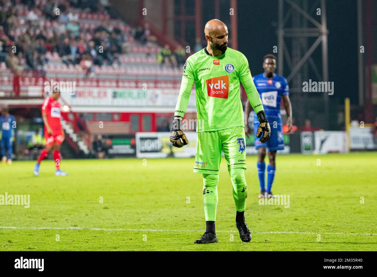 Gent's goalkeeper Sinan Bolat pictured during a soccer match between KV ...