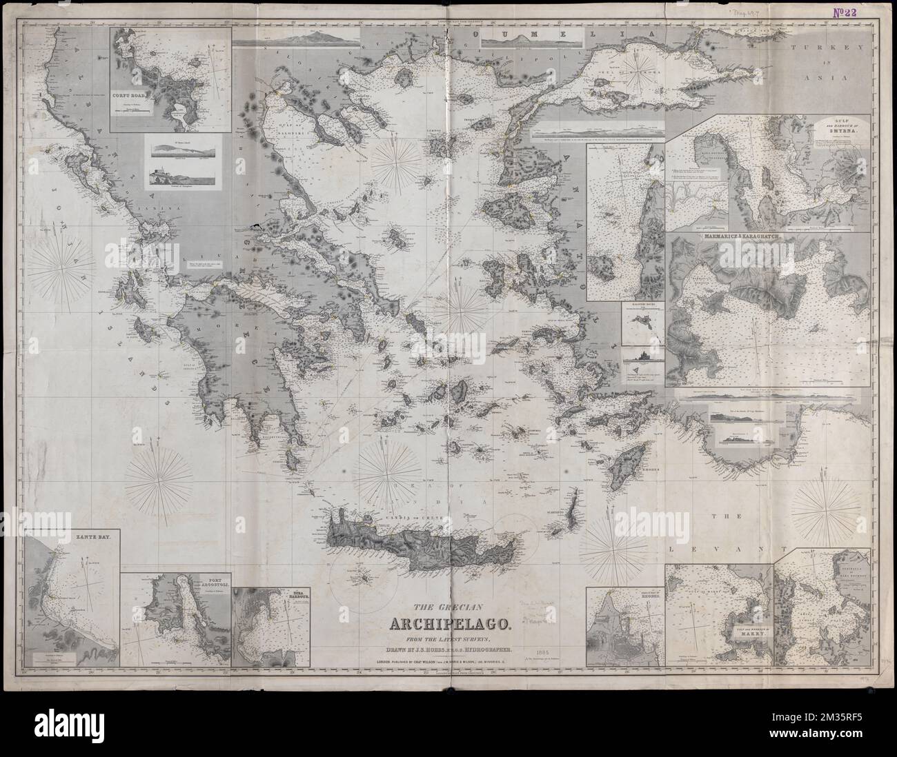 The Grecian archipelago, from the latest surveys , Greece, Maps ...