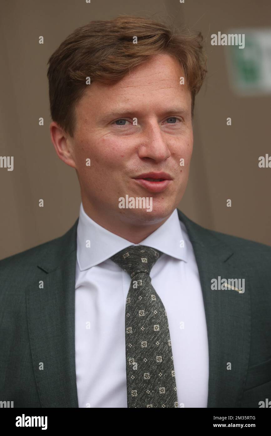 Lawyer Louis De Groote pictured after the opening session of the case ...