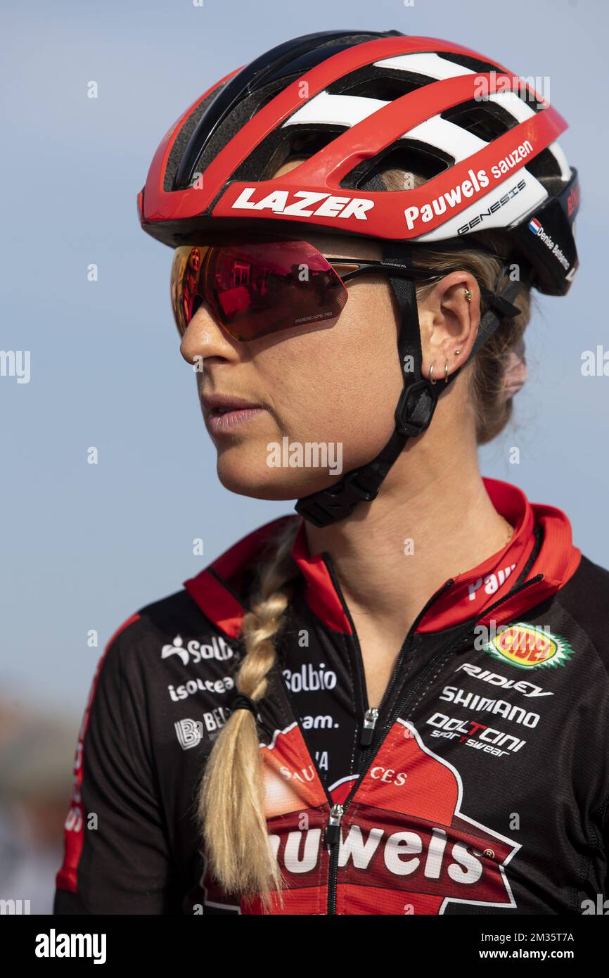 Dutch Denise Betsema pictured before the women race of the ...