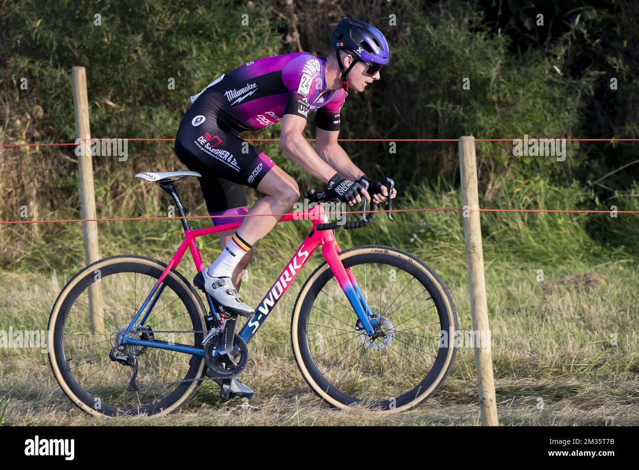 Belgian Gerben Kuypers pictured in action during the men race of the ...