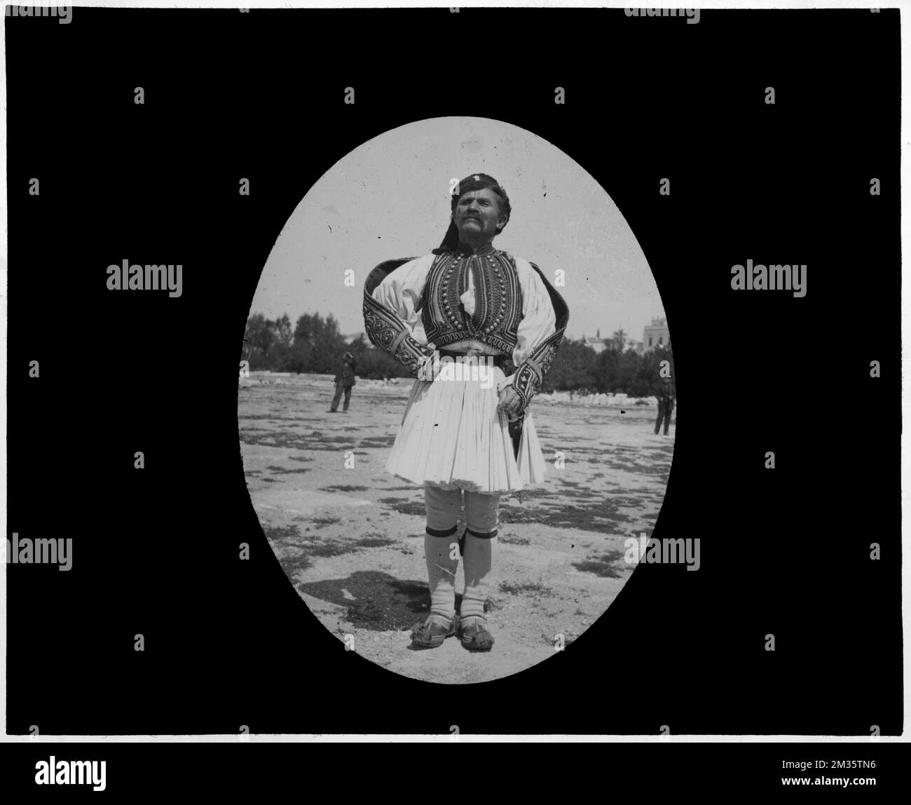 Greece. Athens. Greek in native dress , Clothing & dress. Nicholas ...