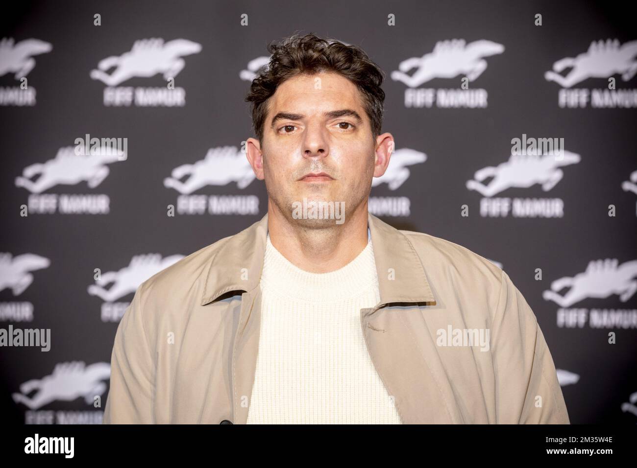 French actor Damien Bonnard pictured during a photo call ahead of 'Les ...