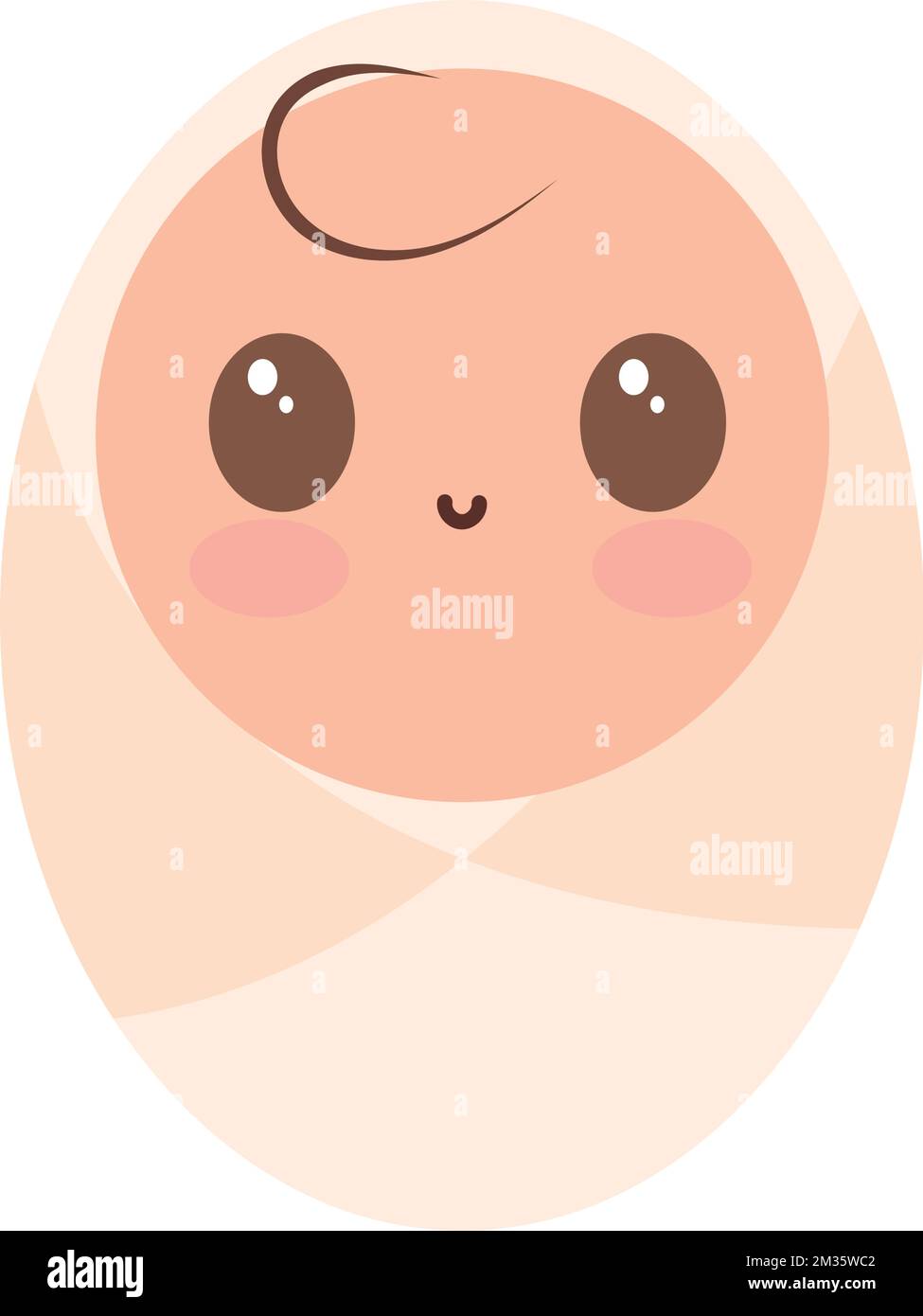 Isolated baby Jesus Nativity Character Christmas season Vector Stock ...