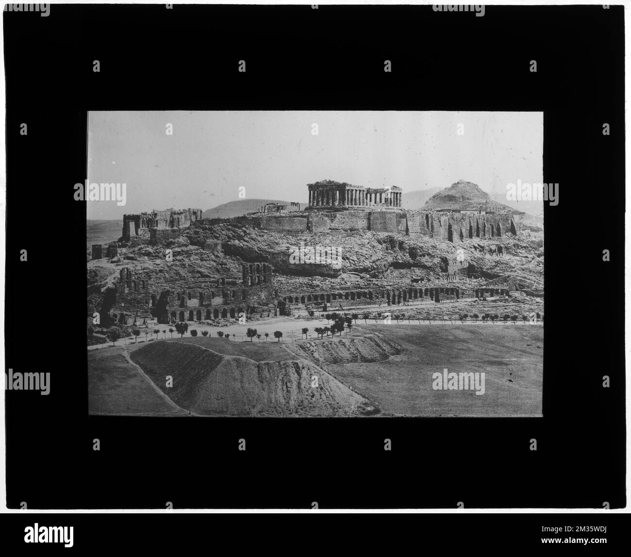 Greece. Athens. The Acropolis, general view , Forts & fortifications ...