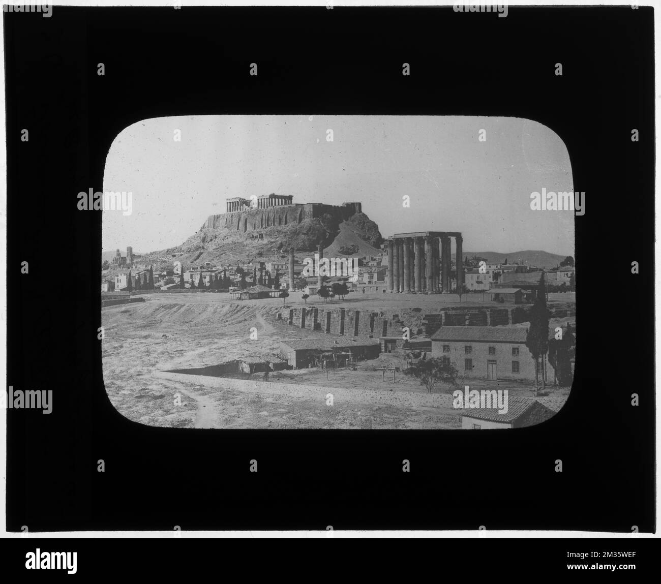 Greece. Athens. The Acropolis + Temple of Jupiter , Greek temples ...