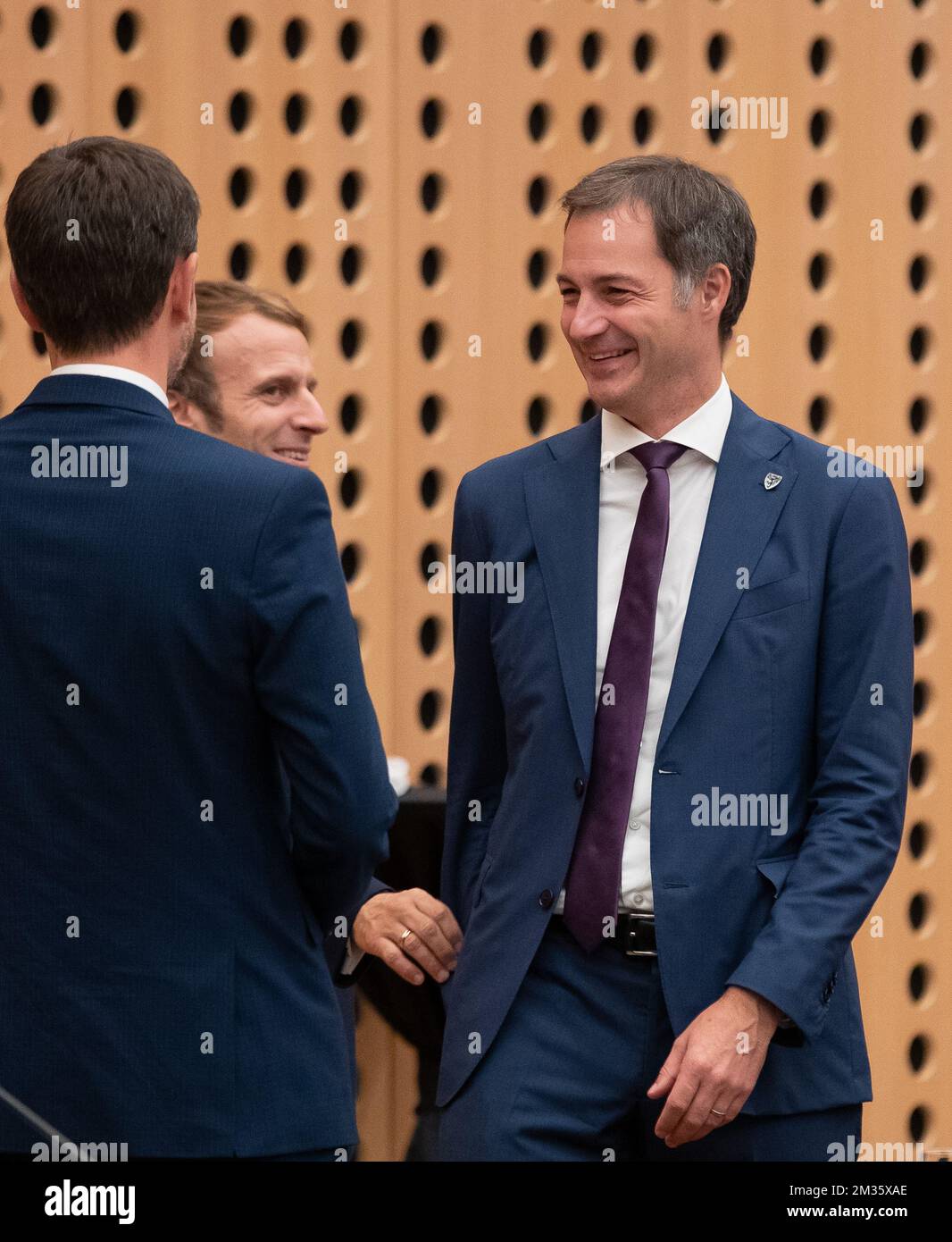 President of France Emmanuel Macron and Prime Minister Alexander De ...