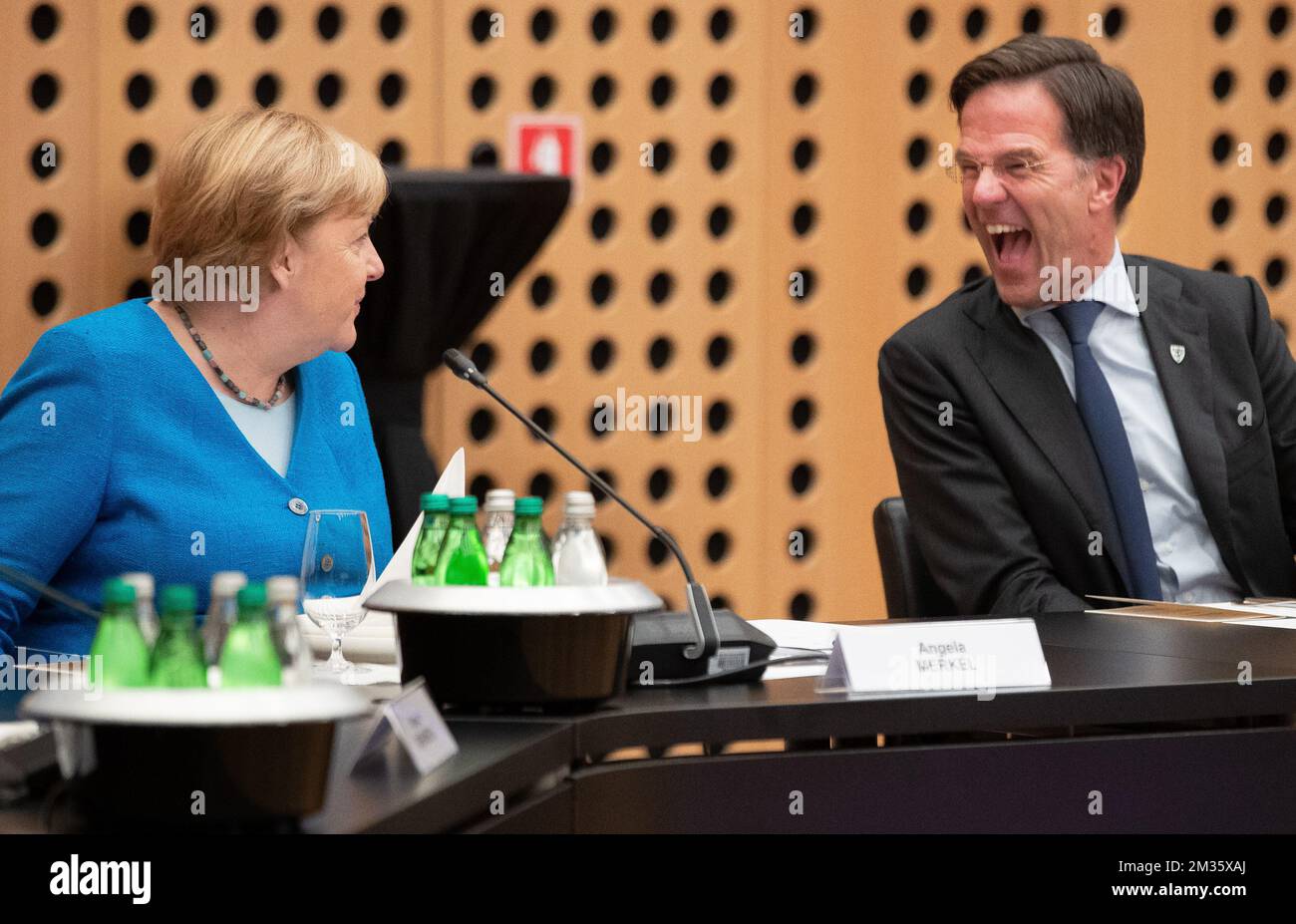 Chancellor of Germany Angela Merkel and Prime Minister of the ...