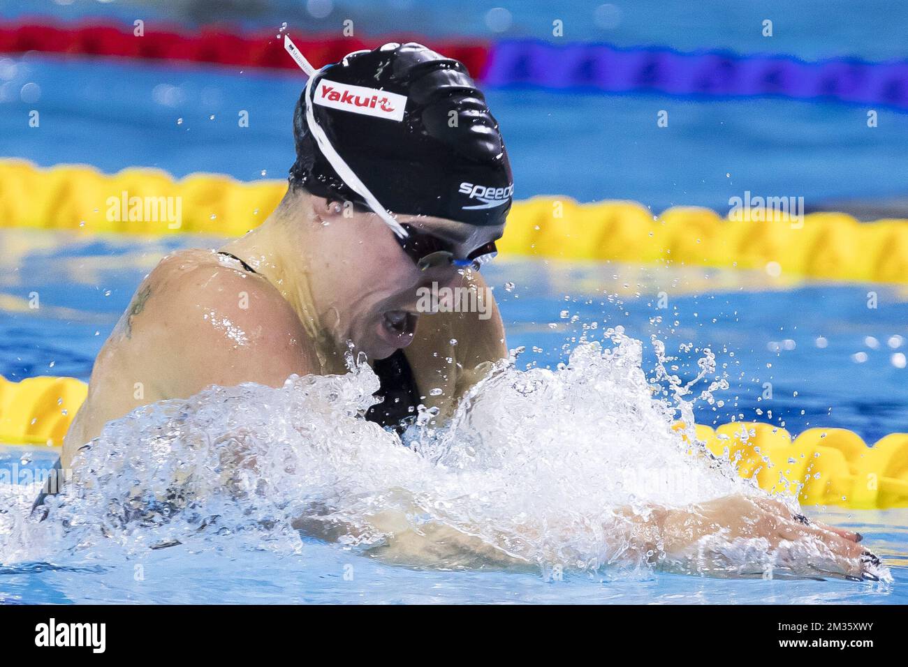 Belgian swimmer Fanny Lecluyse pictured in action during day one of the ...