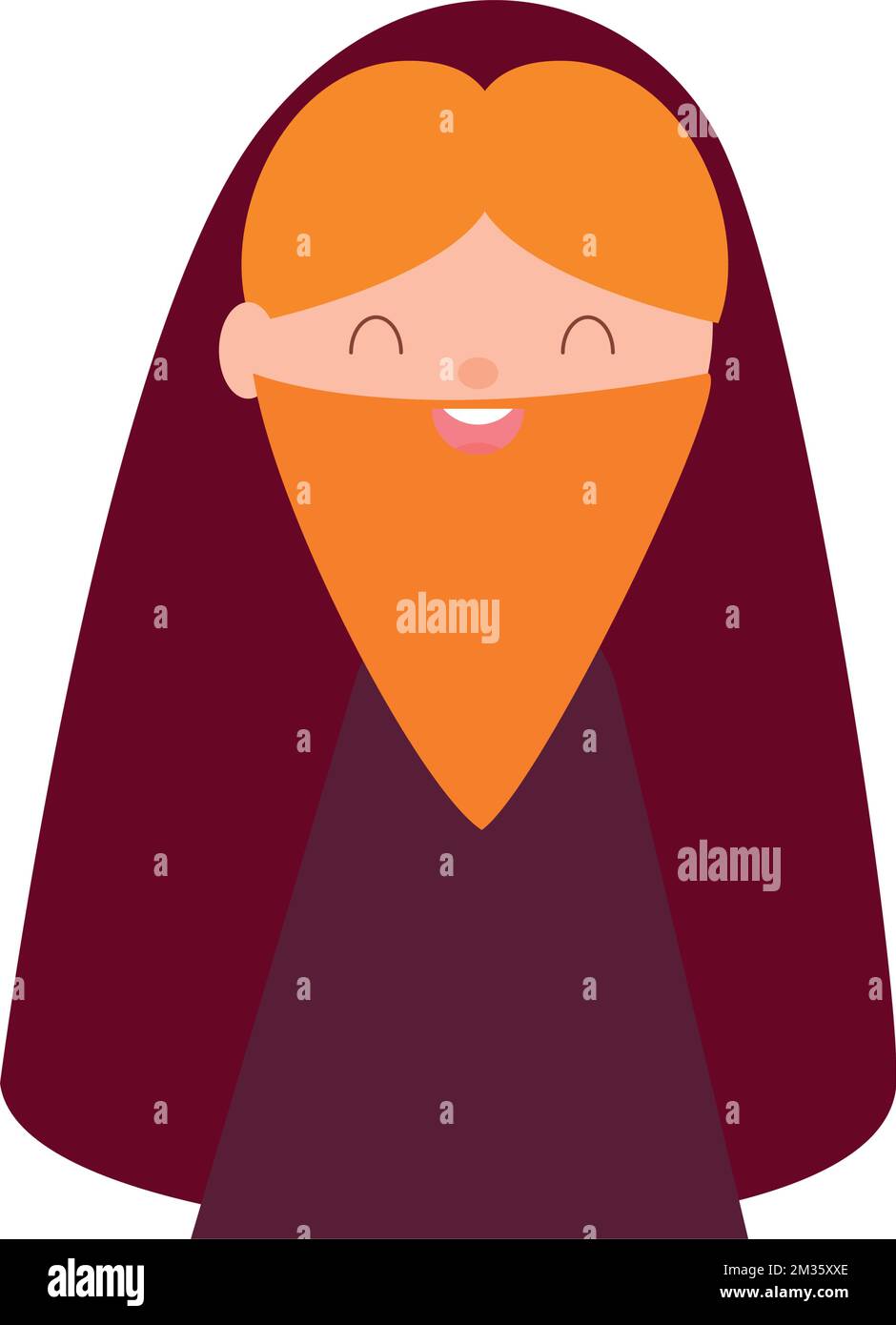 Isolated wise men Nativity character Christmas character Vector Stock ...