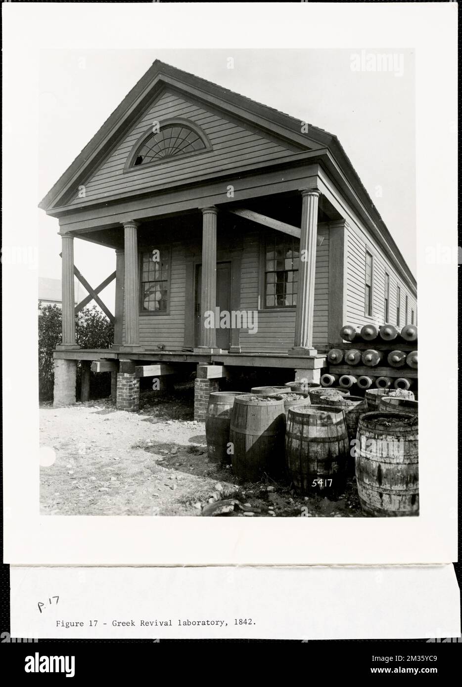 Greek revival laboratory, 1842 , Armories, Buildings, Watertown Arsenal ...