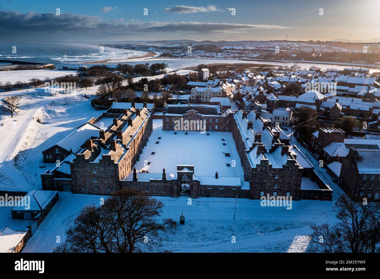 Berwick Barracks built by Sir Nicholas Hawksmoor Stock Photo - Alamy