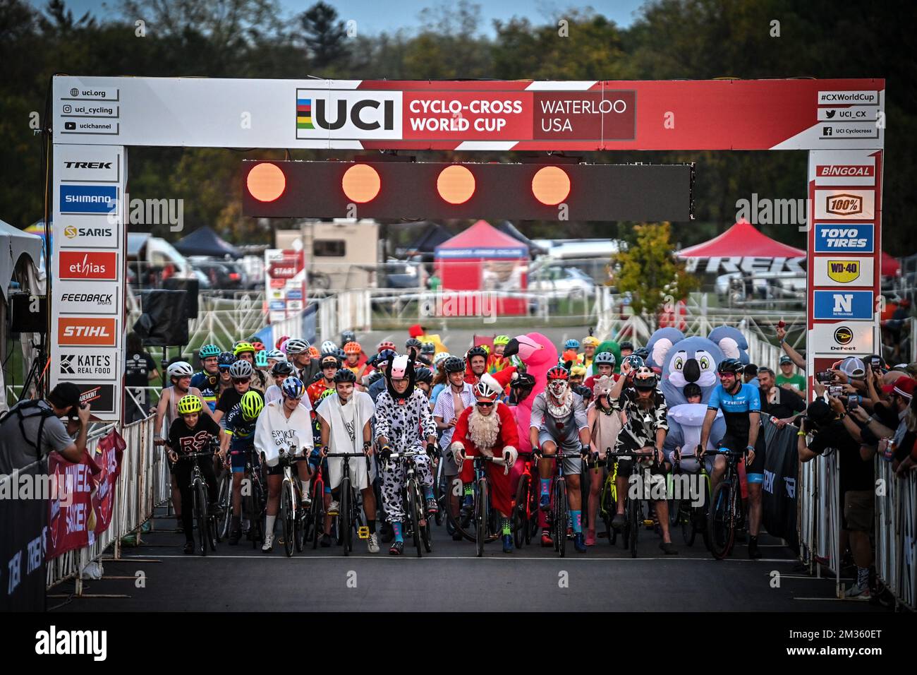 Illustration picture taken the legends race ahead of the UCI World Cup ...