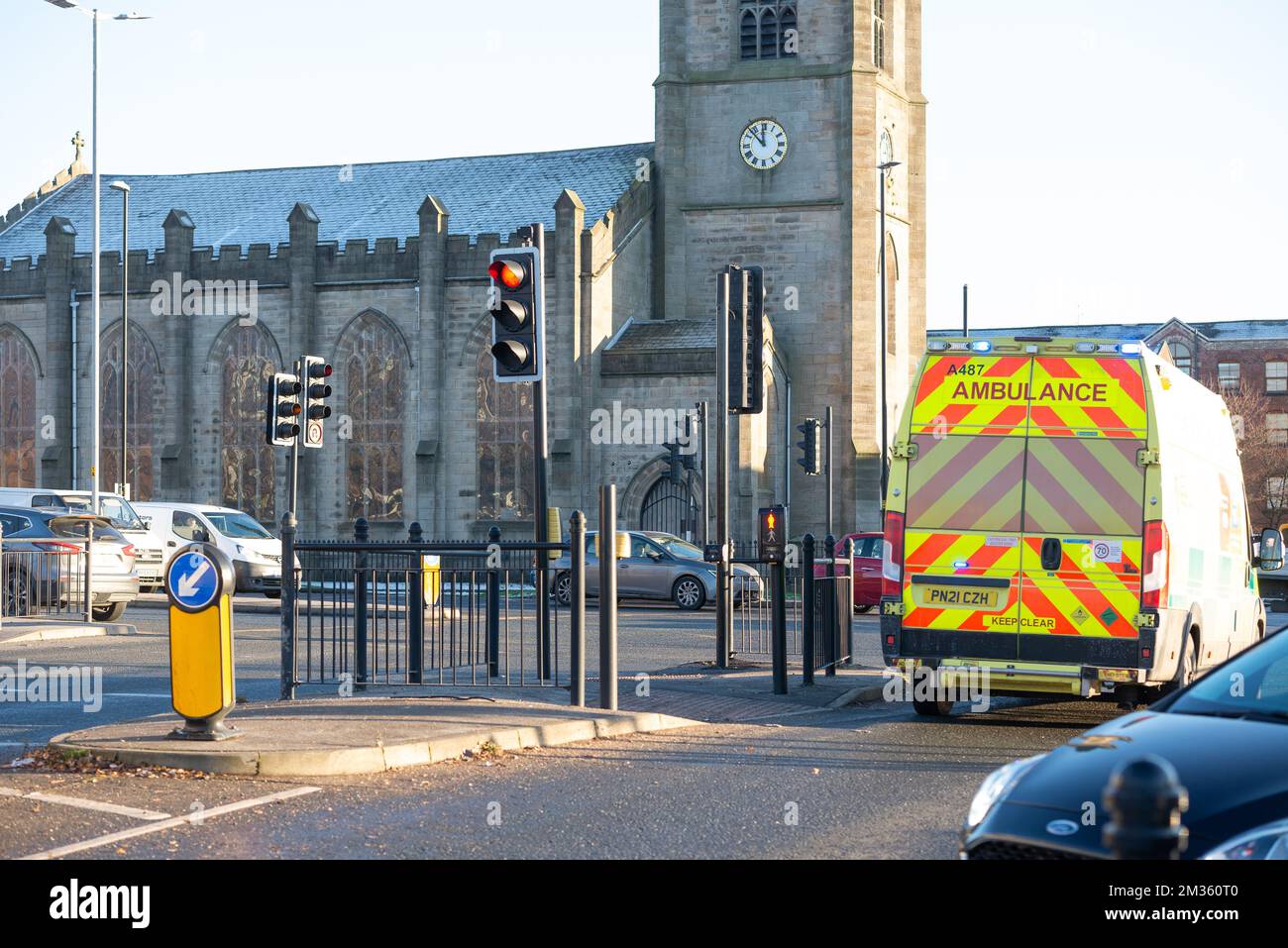 Taken in Rochdale, Greater Manchester on 14 Dec 2022. Emergency ...