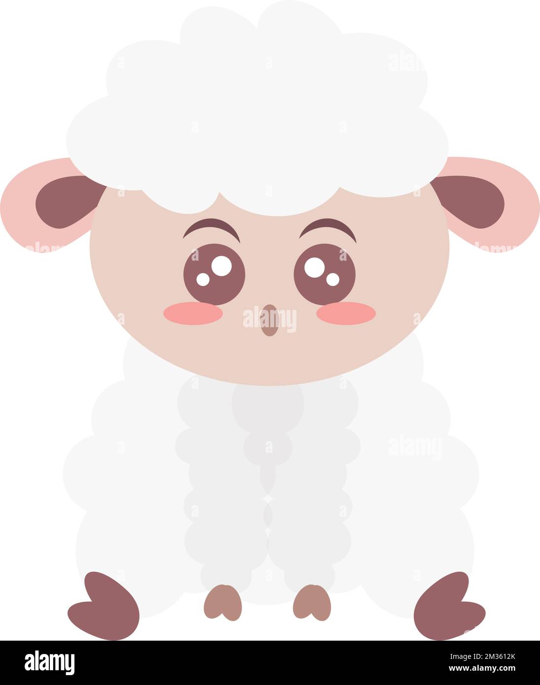 Isolated sheep icon Domestic animal Nativity character Vector Stock ...