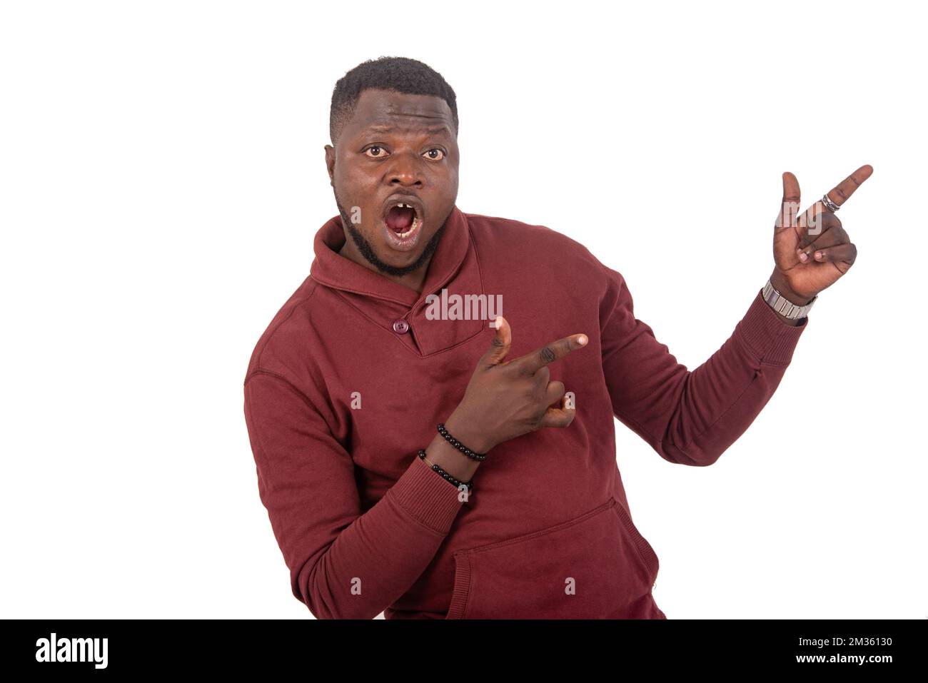 Fingers pointing yelling hi-res stock photography and images - Alamy