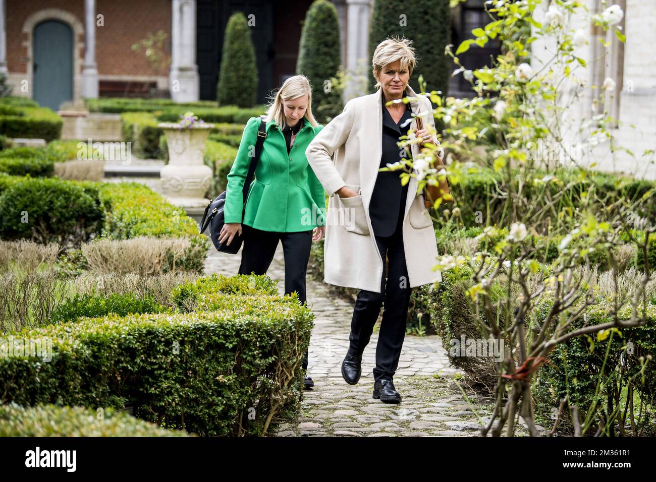 Lawyer An-Sofie Raes and lawyer Christine Mussche pictured during a ...