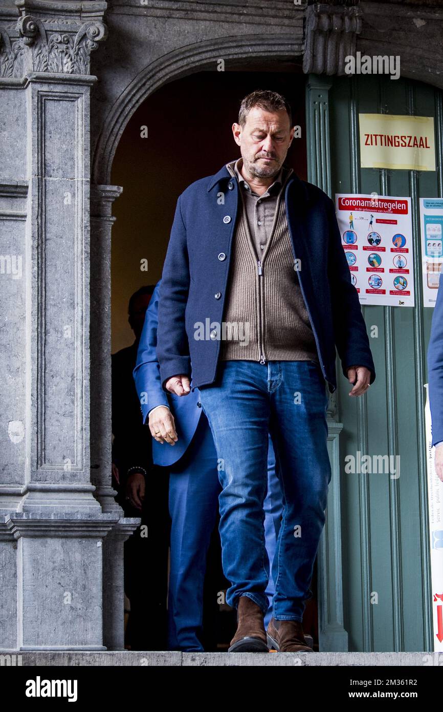 Television maker Bart De Pauw pictured during a session of the Criminal ...